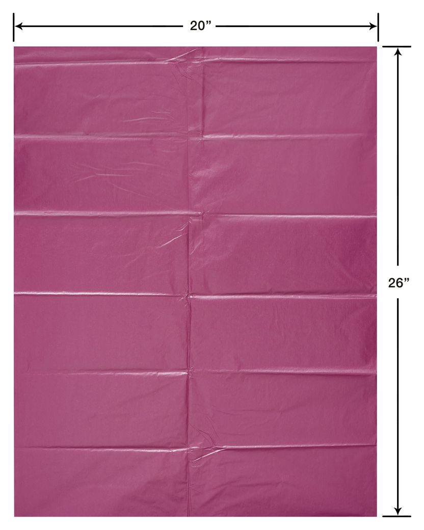 Sparkle Pink Tissue Paper, 8-Sheets - Papyrus