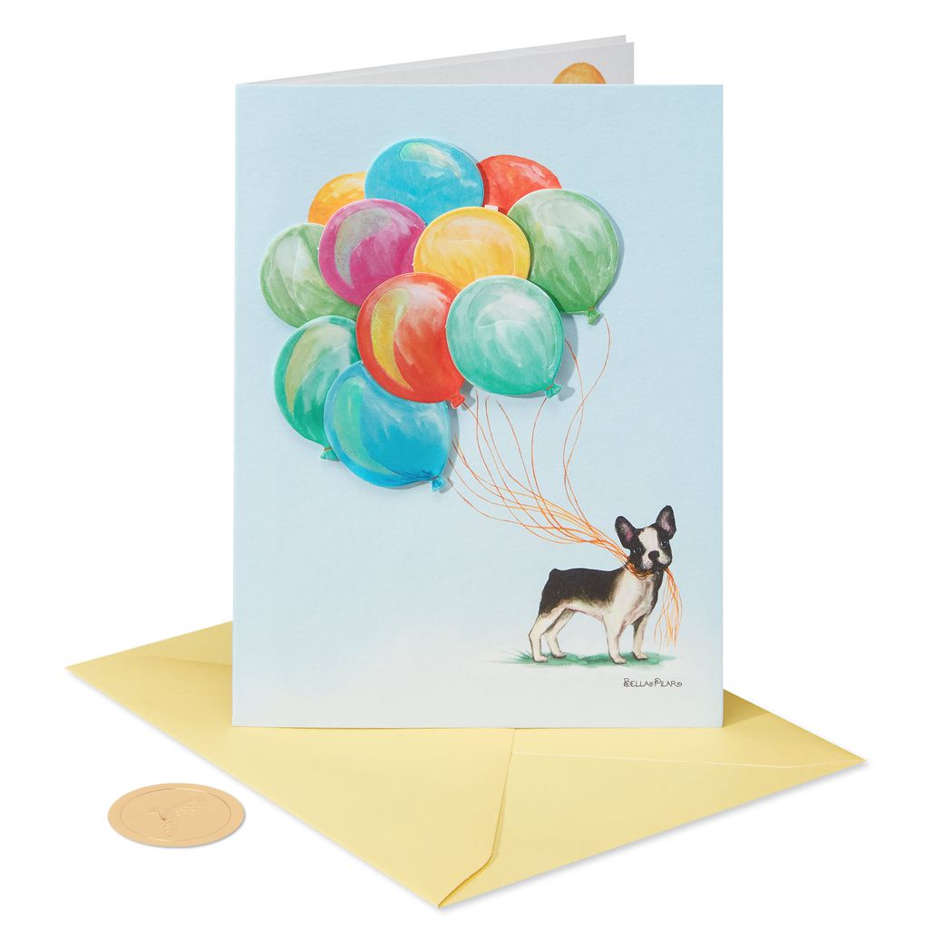 Pawsitively Awesome French Bulldog Birthday Greeting Card - Papyrus