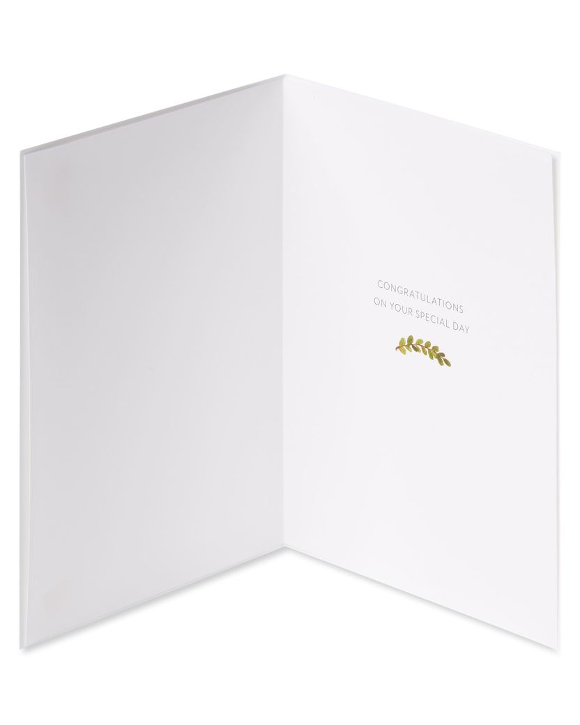 Faith And Happiness Baptism Greeting Card - Papyrus