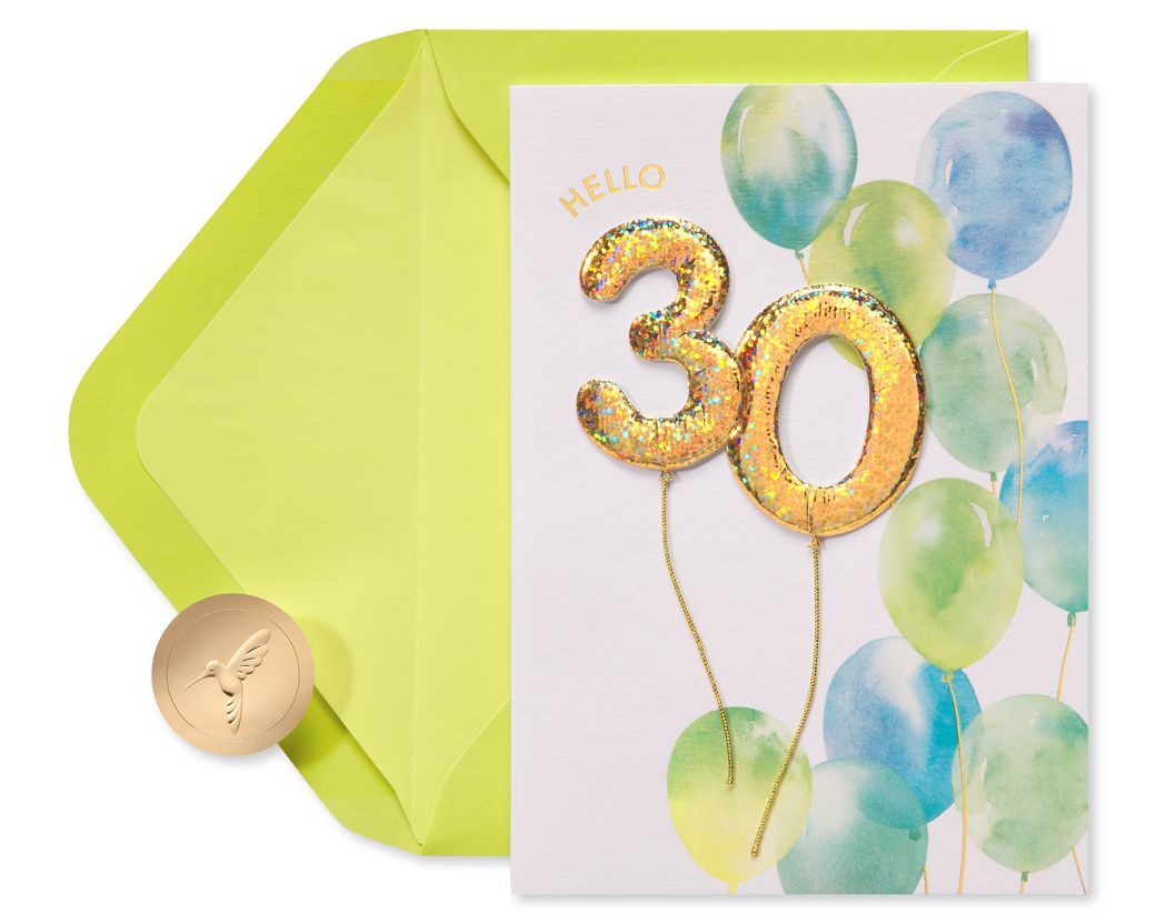 This Next Chapter 30th Birthday Greeting Card - Papyrus