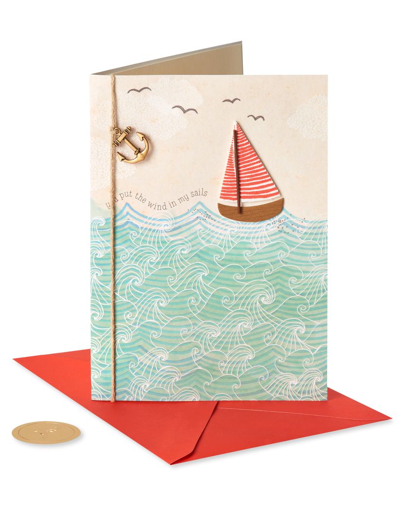 Wind In My Sails Romantic Greeting Card - Papyrus