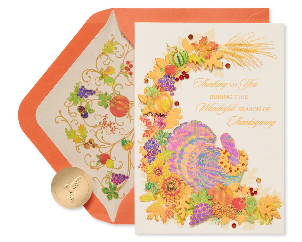 Harvest Thanksgiving Greeting Card - Papyrus
