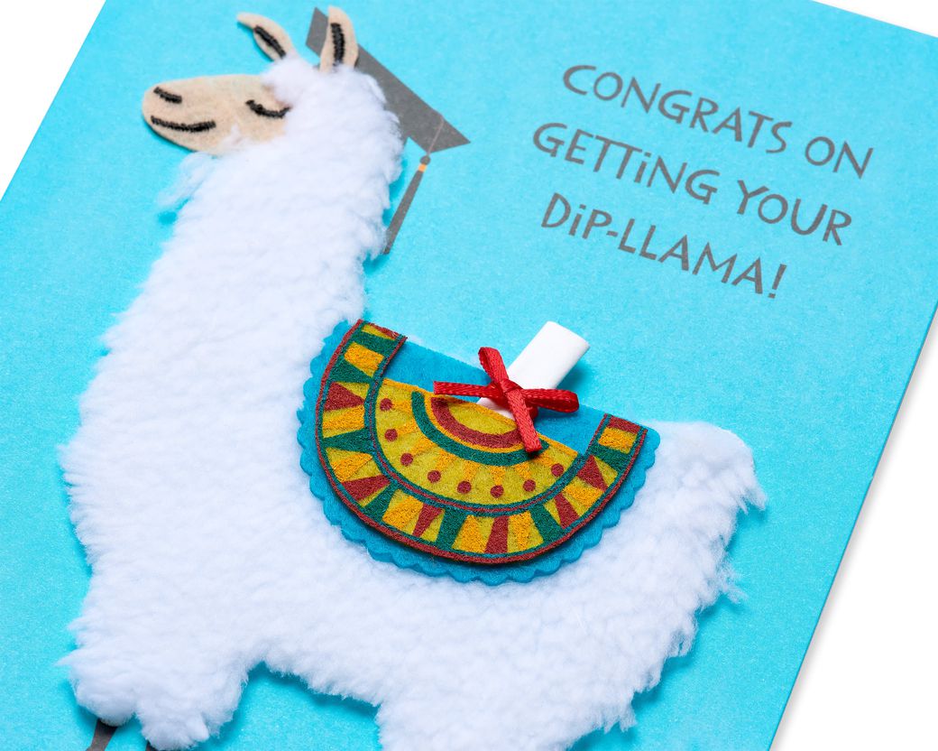 Funny Llama Funny Graduation Greeting Card - Papyrus