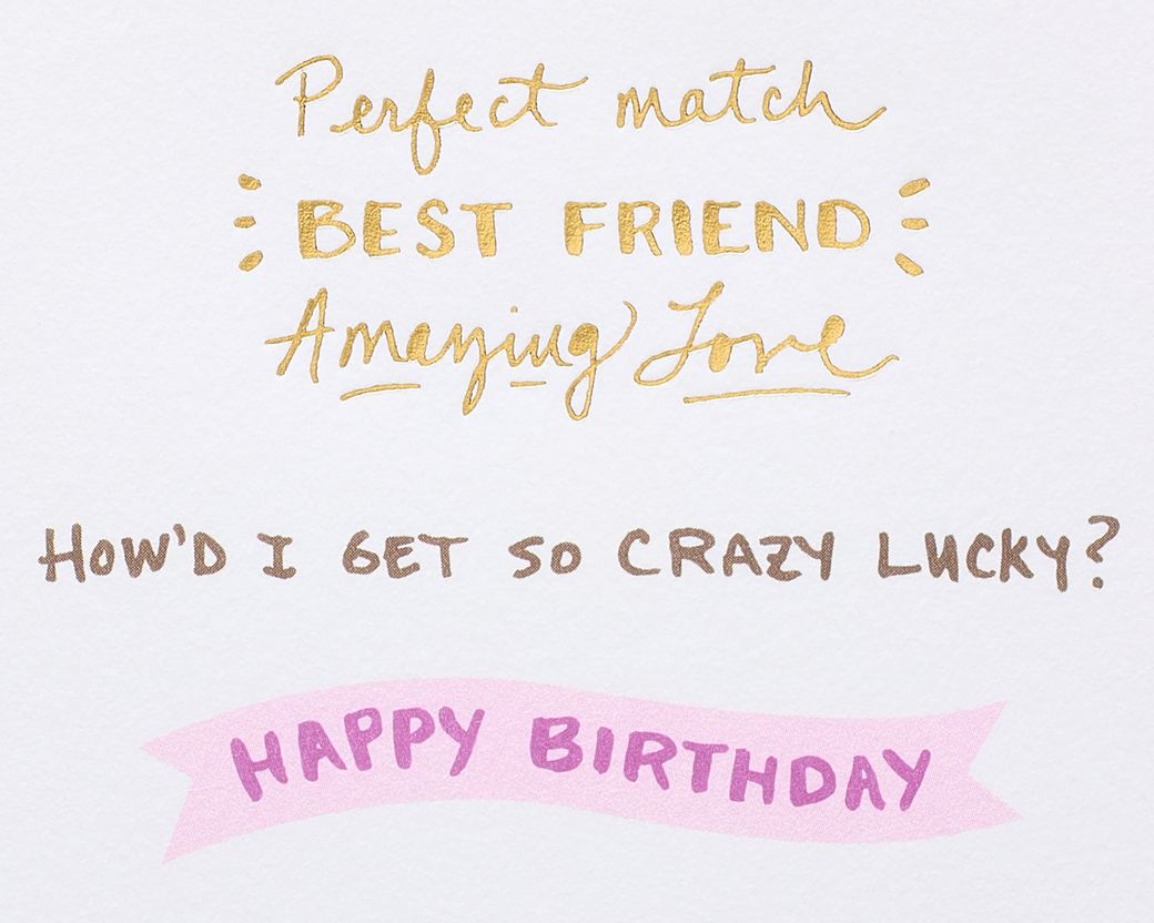 Perfect Match Birthday Greeting Card For Wife - Papyrus