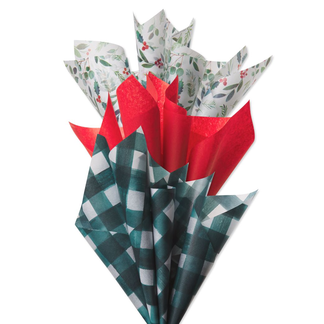 Joyful Tradition Holiday Tissue Paper, 18 Sheets - Papyrus