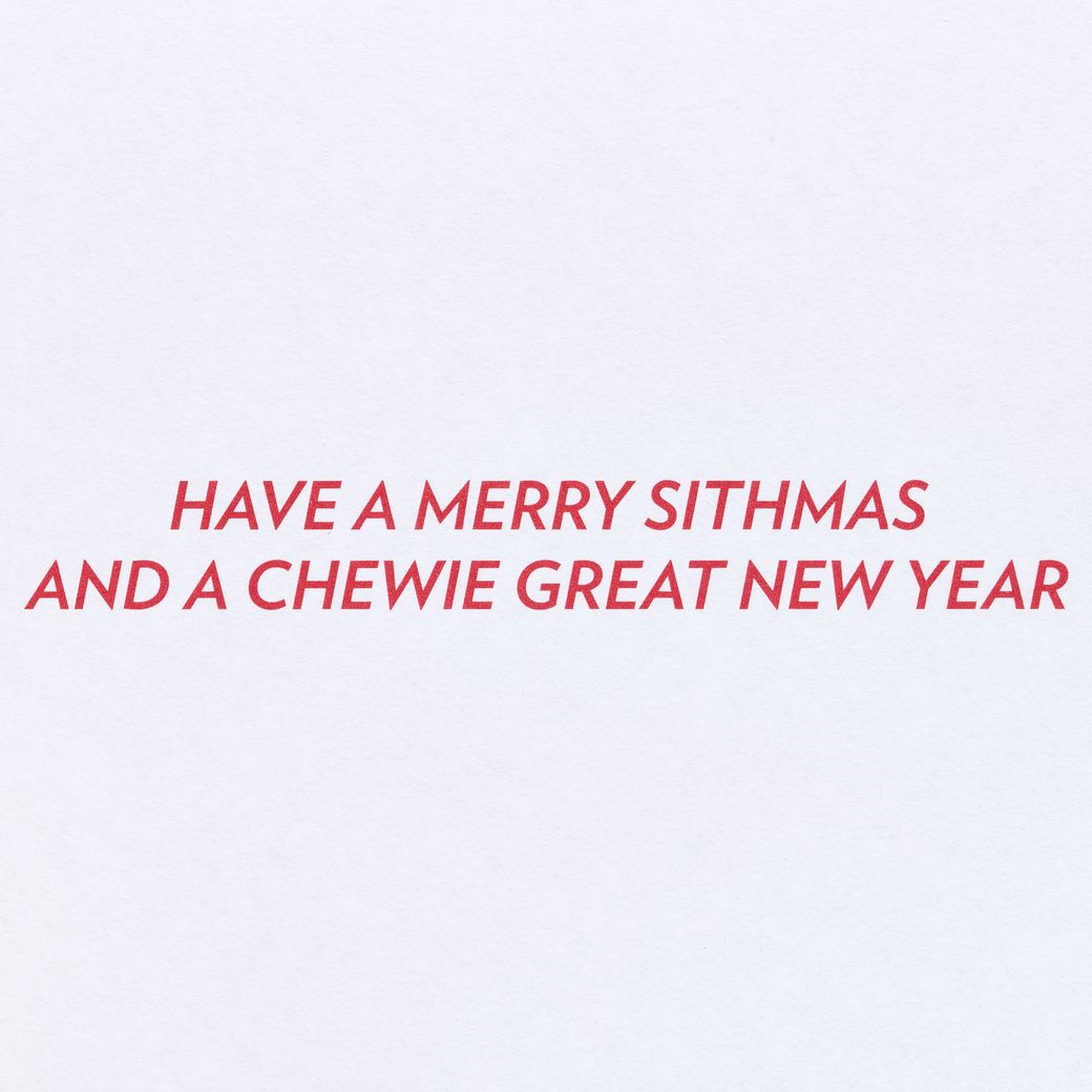 Merry Sithmas Star Wars Christmas Greeting Card - Papyrus