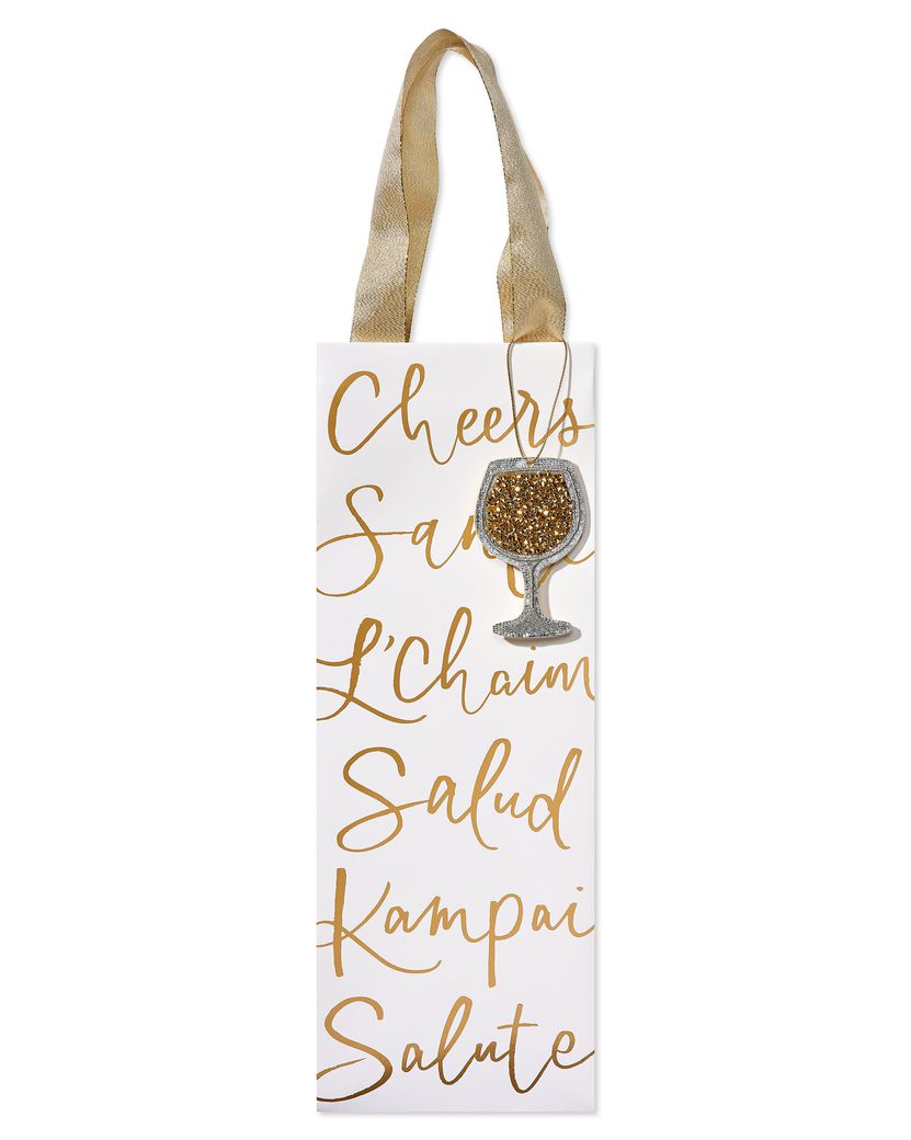 International Cheers Beverage Gift Bag - Papyrus
