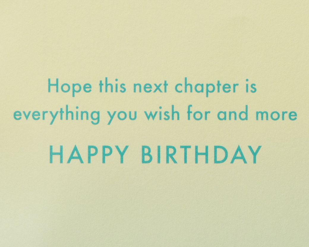 This Next Chapter 30th Birthday Greeting Card - Papyrus