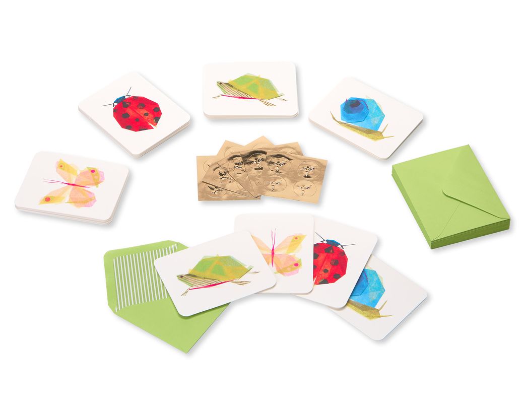 Garden Critters Keepsake Boxed Blank Cards And Envelopes, 20-Count ...