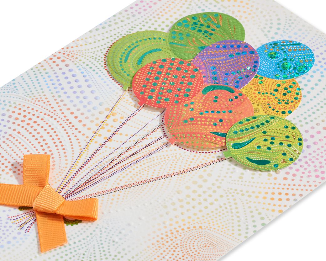 Bright And Happy Wishes Birthday Greeting Card - Designed By House Of ...