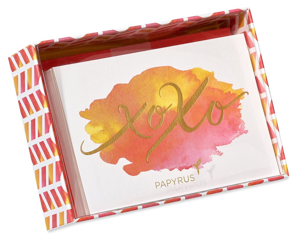 XOXO Blank Cards With Envelopes, 14-Count - Papyrus