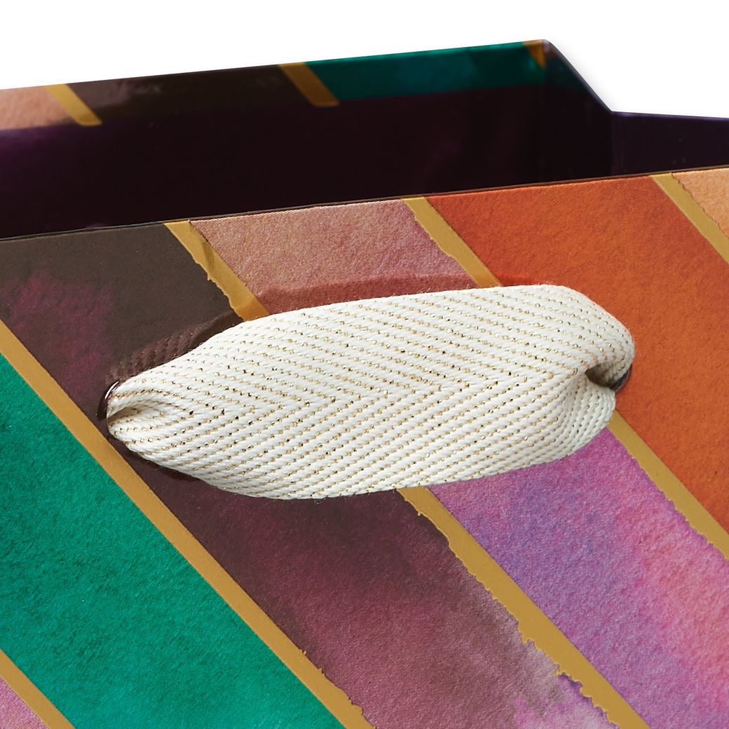 Fall Chevron Medium Gift Bag, 1 Bag - Papyrus