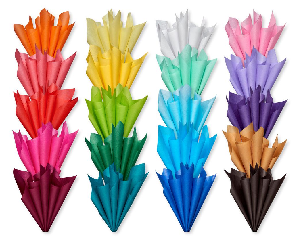 Basic Multicolor Assortment Tissue Paper, 20-Sheets - Papyrus