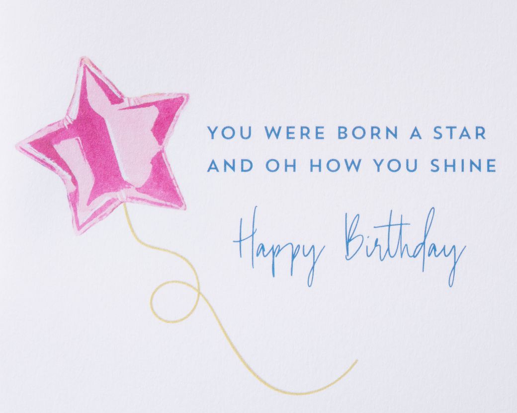 Born A Star Birthday Greeting Card - Illustrated By Sandra K Pena - Papyrus