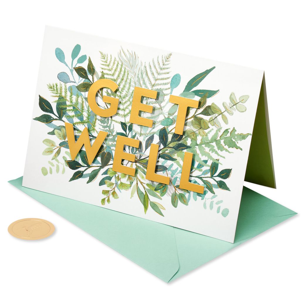 Sending Healing Thoughts Get Well Soon Greeting Card - Papyrus