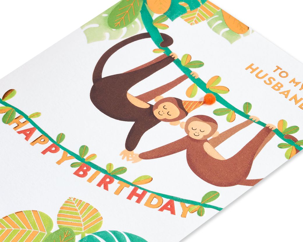 Monkey Around Birthday Greeting Card - Papyrus