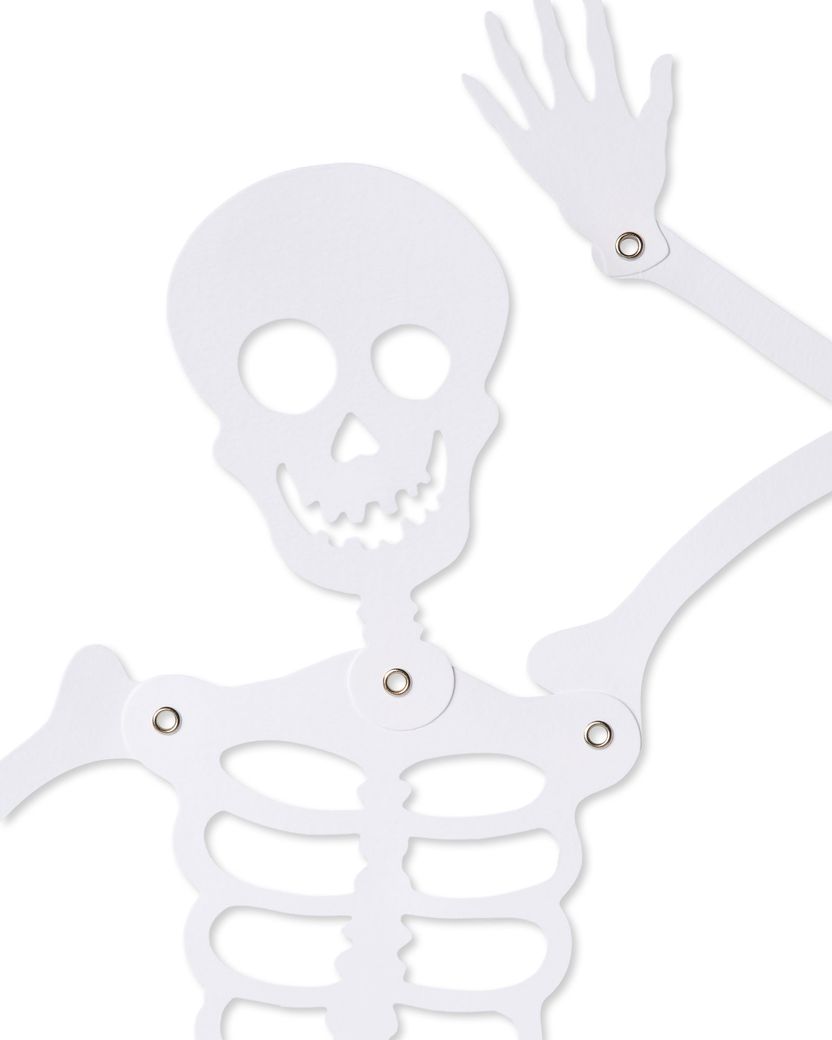 Skeleton Halloween Greeting Card - Papyrus