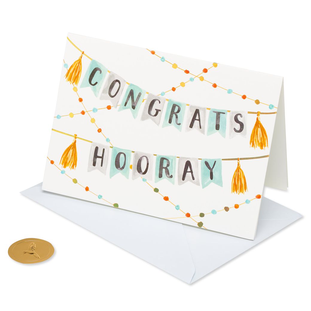 Banner Congratulations Greeting Card - Papyrus