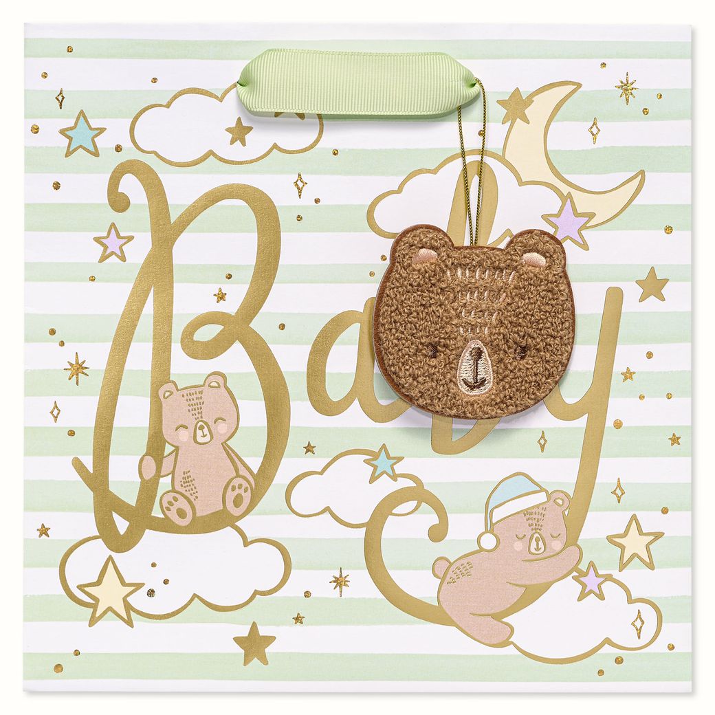 Celestial Baby Bears 8.5" Medium Gift Bag, 1 Bag - Papyrus