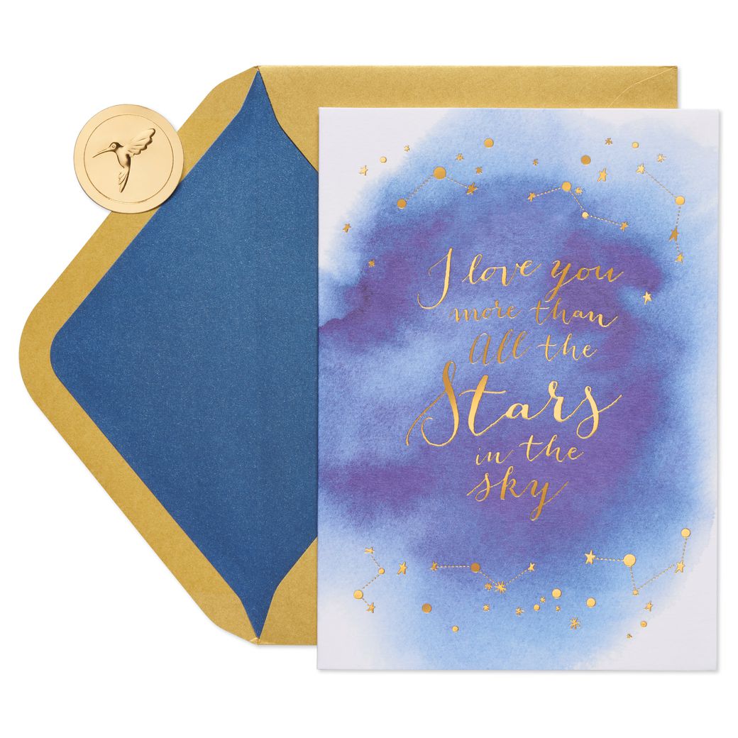 Romantic Stars Anniversary Greeting Card - Papyrus