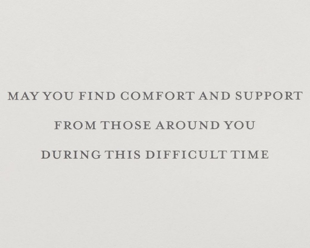 Comfort And Support Sympathy Greeting Card - Papyrus