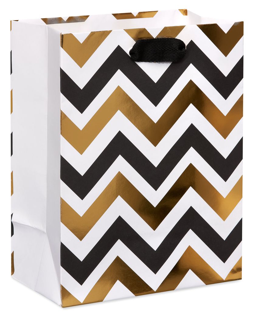 Black And Gold Chevron Pattern