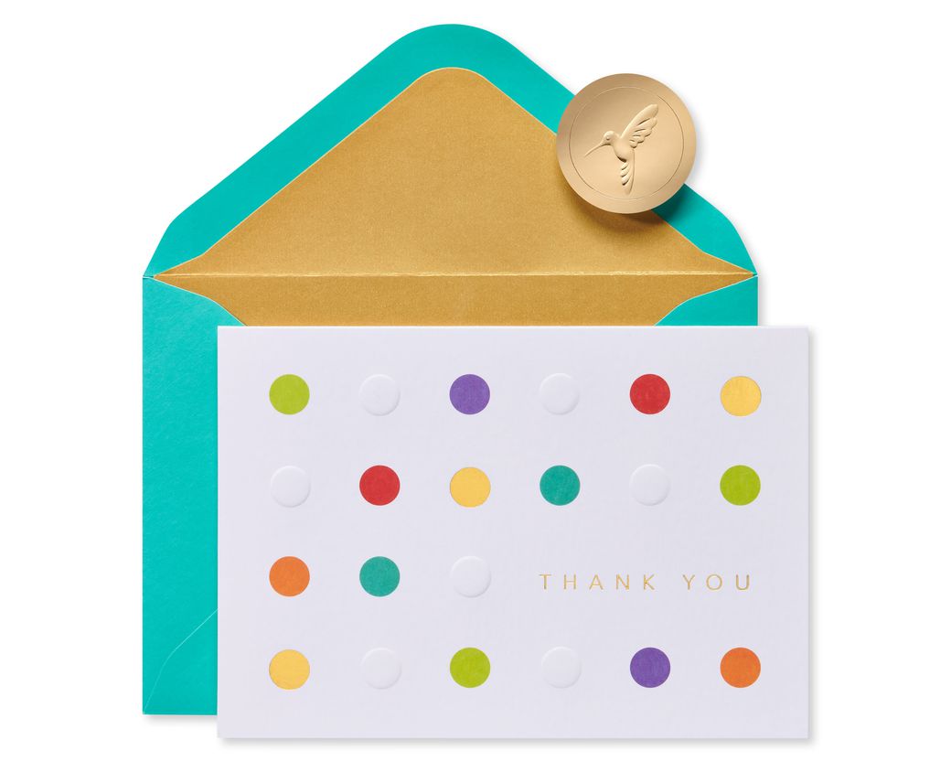 Bold Dots Blank Cards With Envelopes, 12-Count - Papyrus