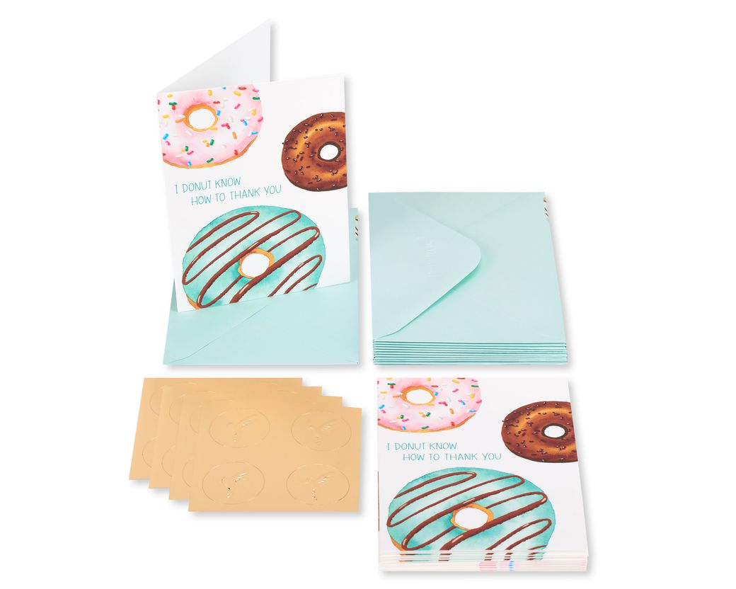 Donut Boxed Blank Note Cards With Envelopes, 14-Count - Papyrus