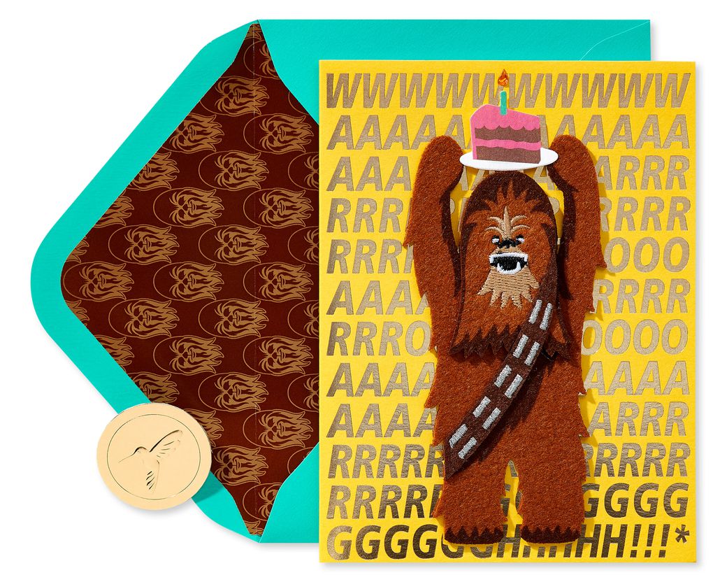 Chewie Birthday Greeting Card - Papyrus