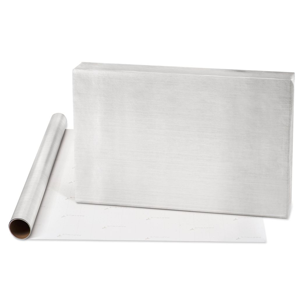 Snowflakes, Silver, Forest Holiday Wrapping Paper Rolls, 3 Rolls - Papyrus