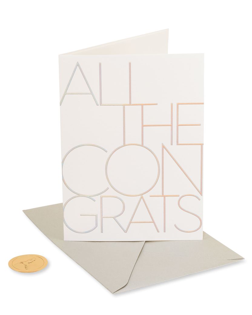 All The Congrats Congratulations Greeting Card - Papyrus