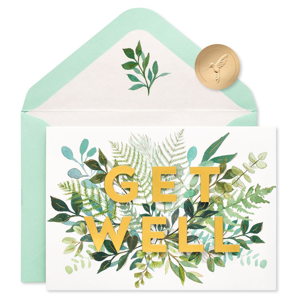 Sending Healing Thoughts Get Well Soon Greeting Card - Papyrus