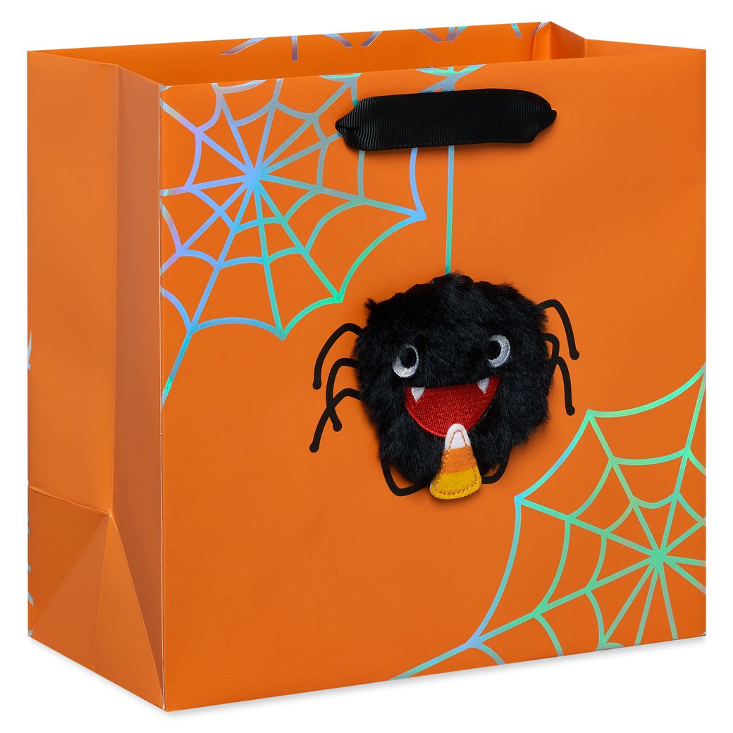 Spider 8.5" Medium Halloween Gift Bag, 1 Bag - Papyrus