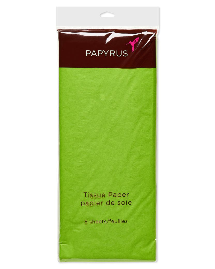 Lime Green Tissue Paper, 8-Sheets - Papyrus