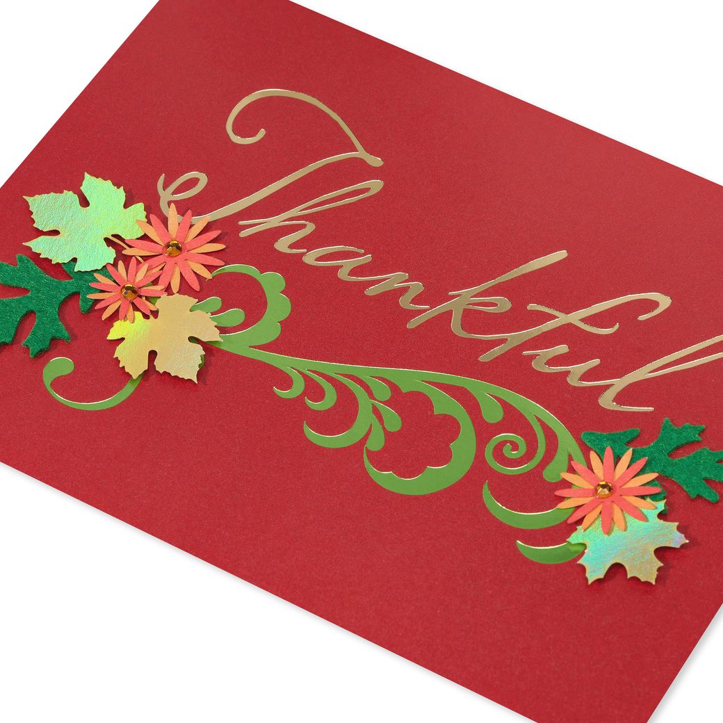 Thankful Thanksgiving Greeting Card - Papyrus