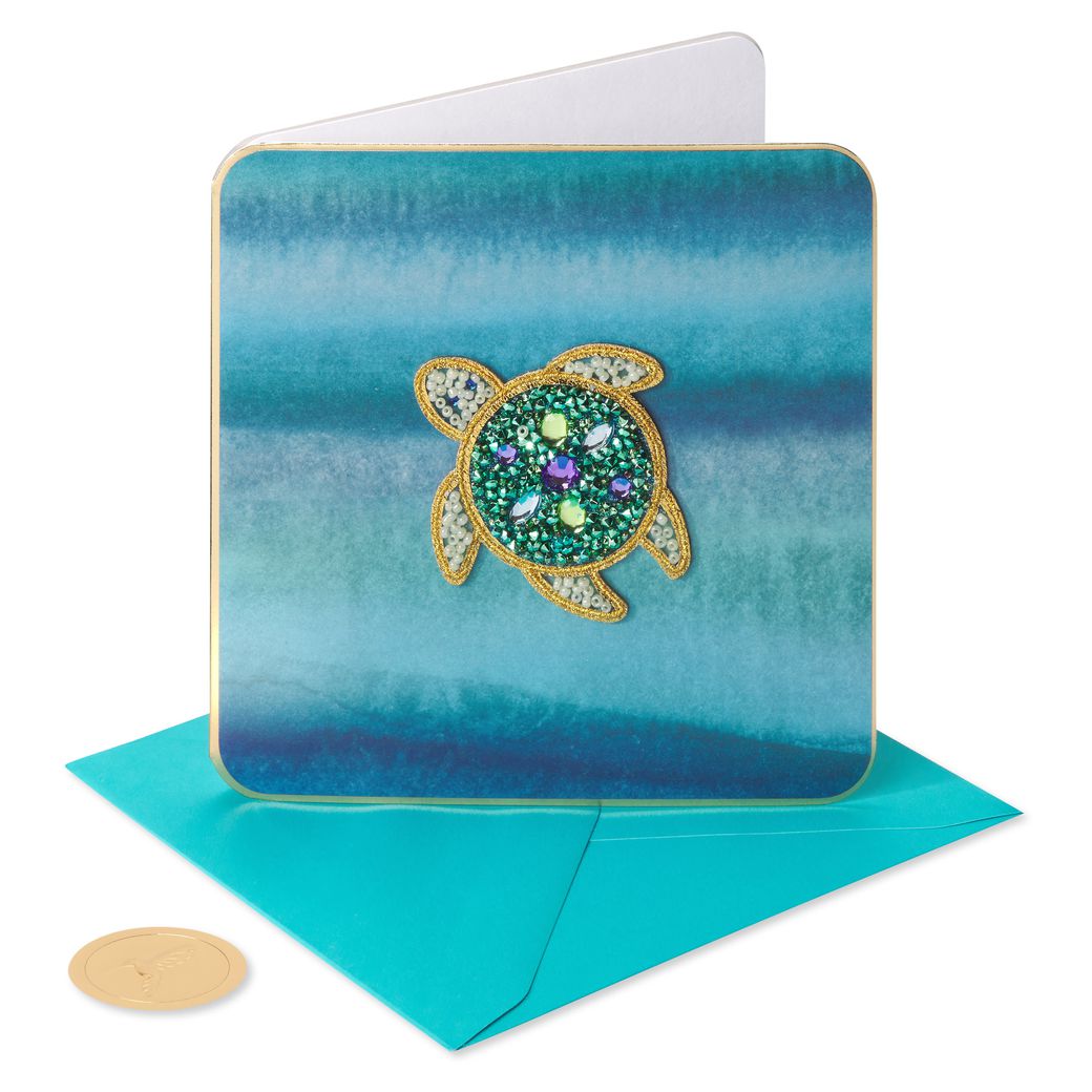 Sea Turtle Blank Greeting Card - Papyrus