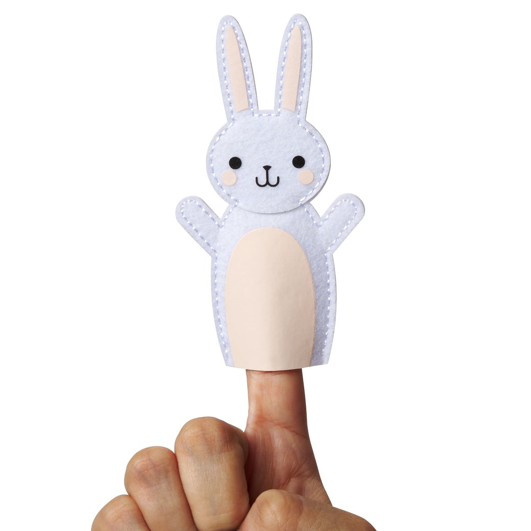 Special Easter Delivery Easter Greeting Card With Bunny Finger Puppet ...