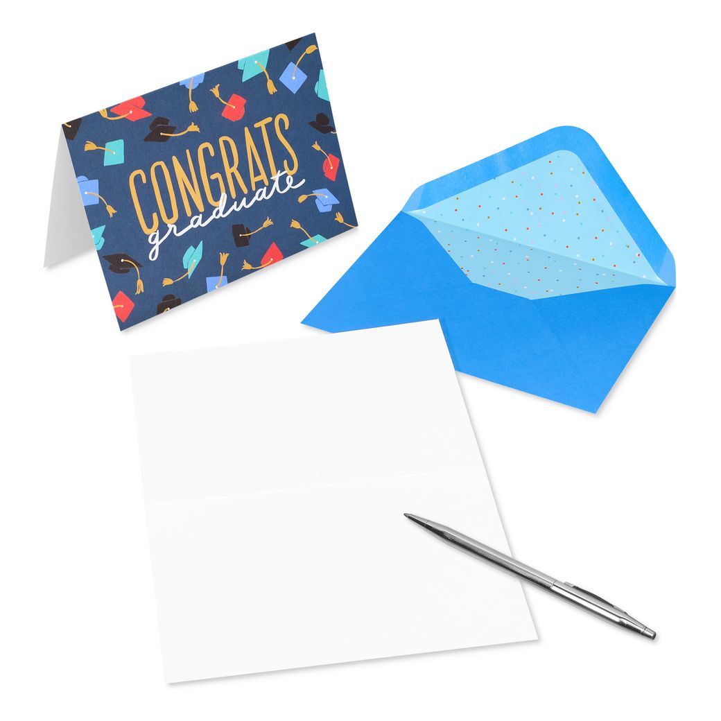Congratulations Designs Graduation Cards Pack With Envelopes, 20-Count ...