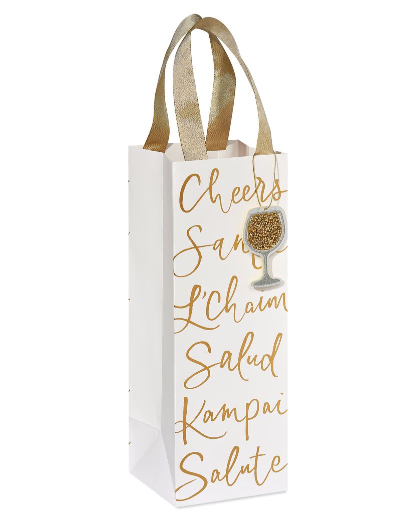 International Cheers Beverage Gift Bag - Papyrus