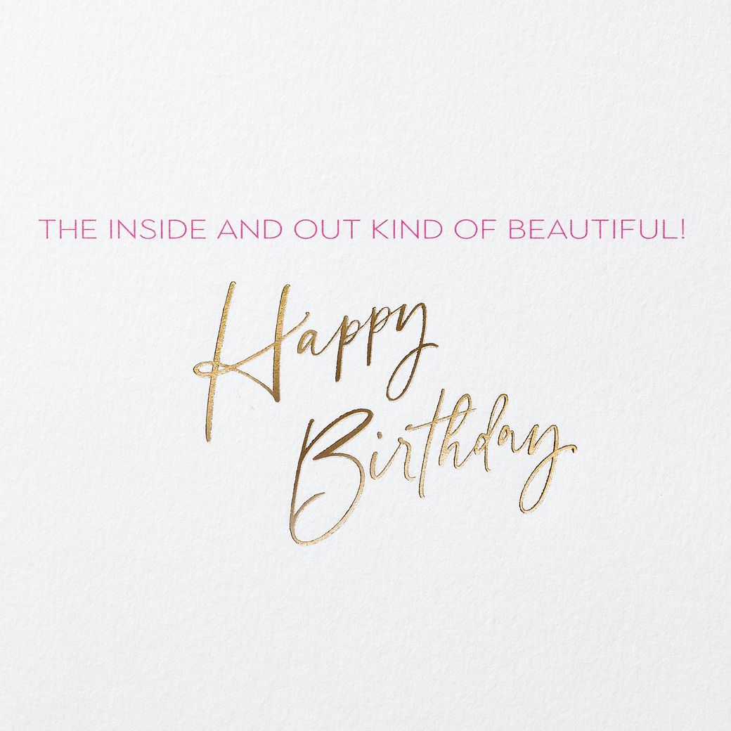 Inside And Out Birthday Greeting Card - Designed By Bella Pilar - Papyrus