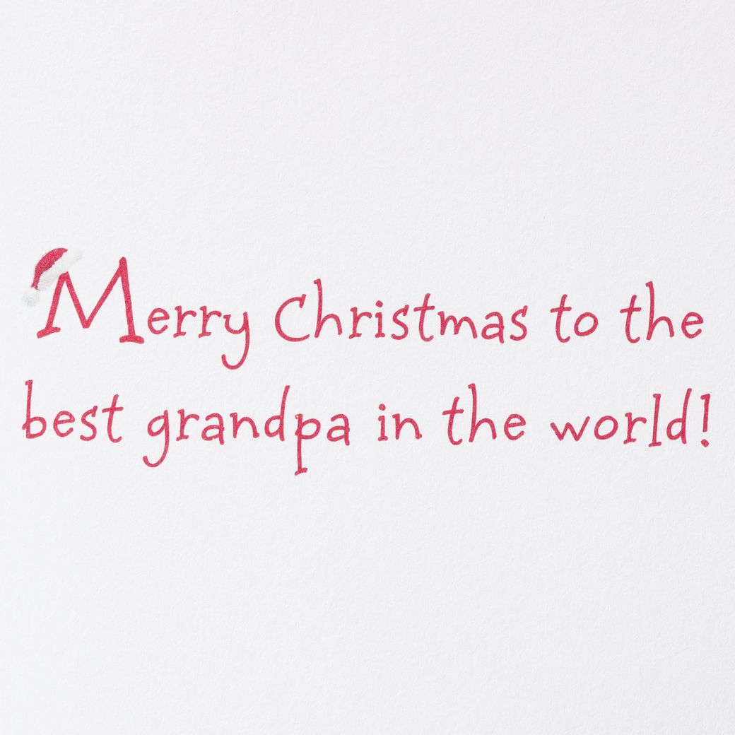 Best Grandpa In The World Christmas Greeting Card For Grandpa - Papyrus