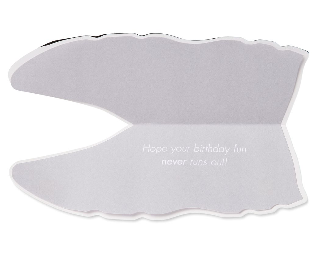 Running Shoes Birthday Greeting Card - Papyrus