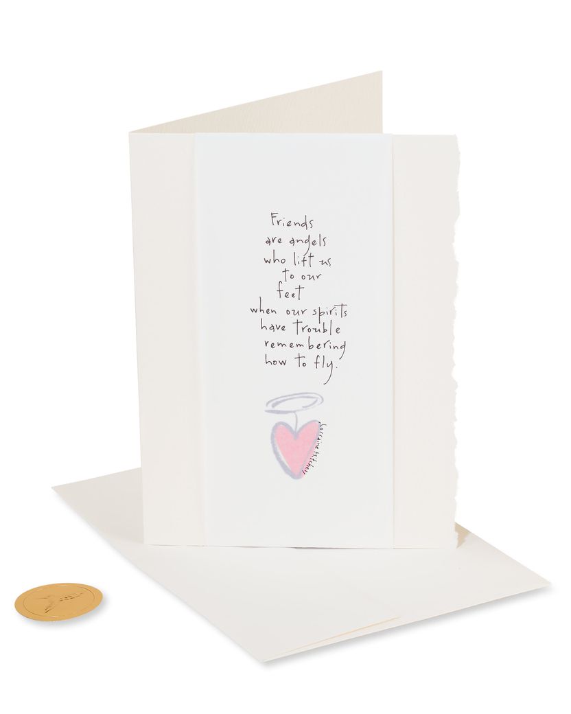 Friends Are Angels Religious Friendship Greeting Card - Papyrus