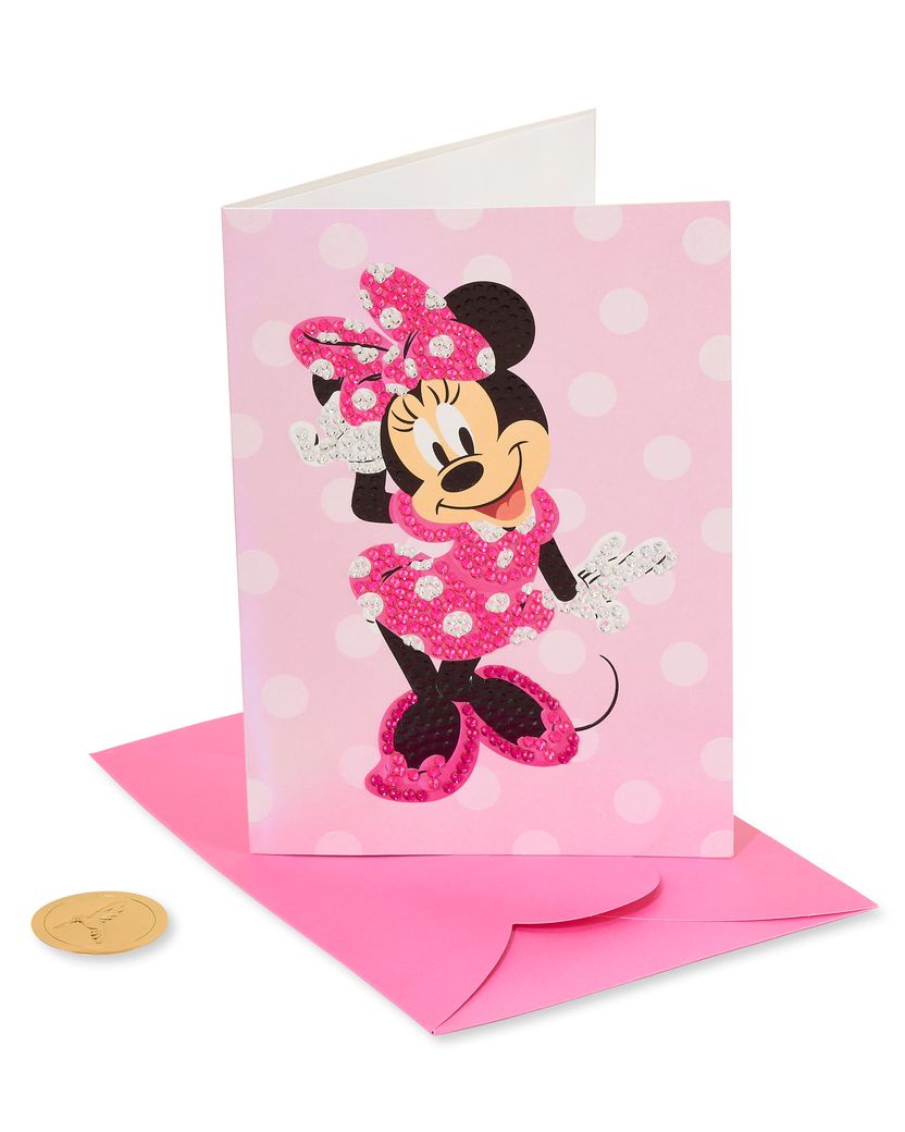 Minnie Mouse Disney Blank Friendship Greeting Card - Papyrus