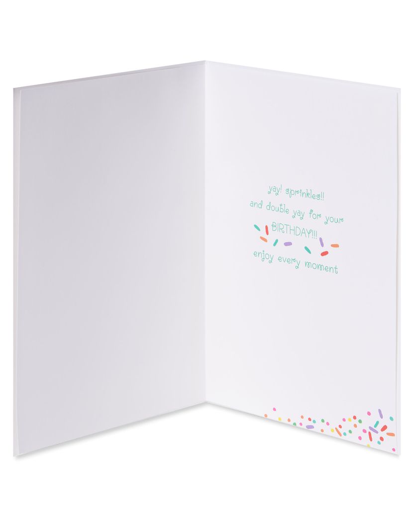Rainbow Sprinkles And Glitter Birthday Greeting Card - Papyrus