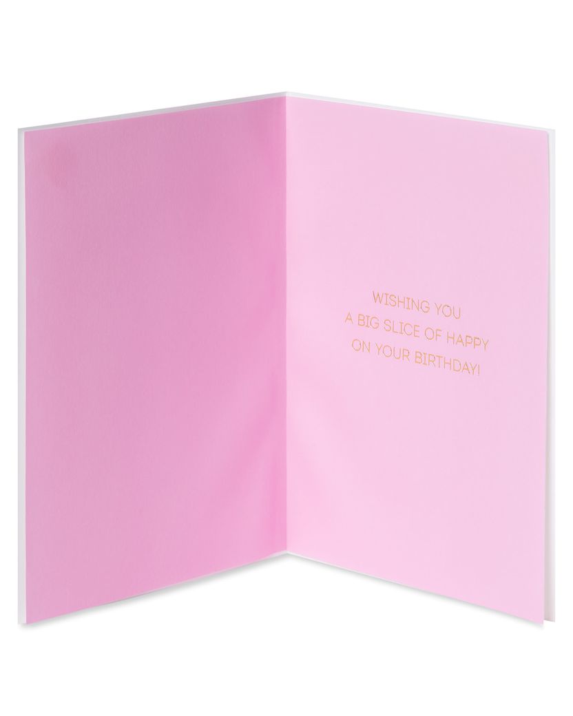 Tall Cake Slice Birthday Greeting Card - Papyrus