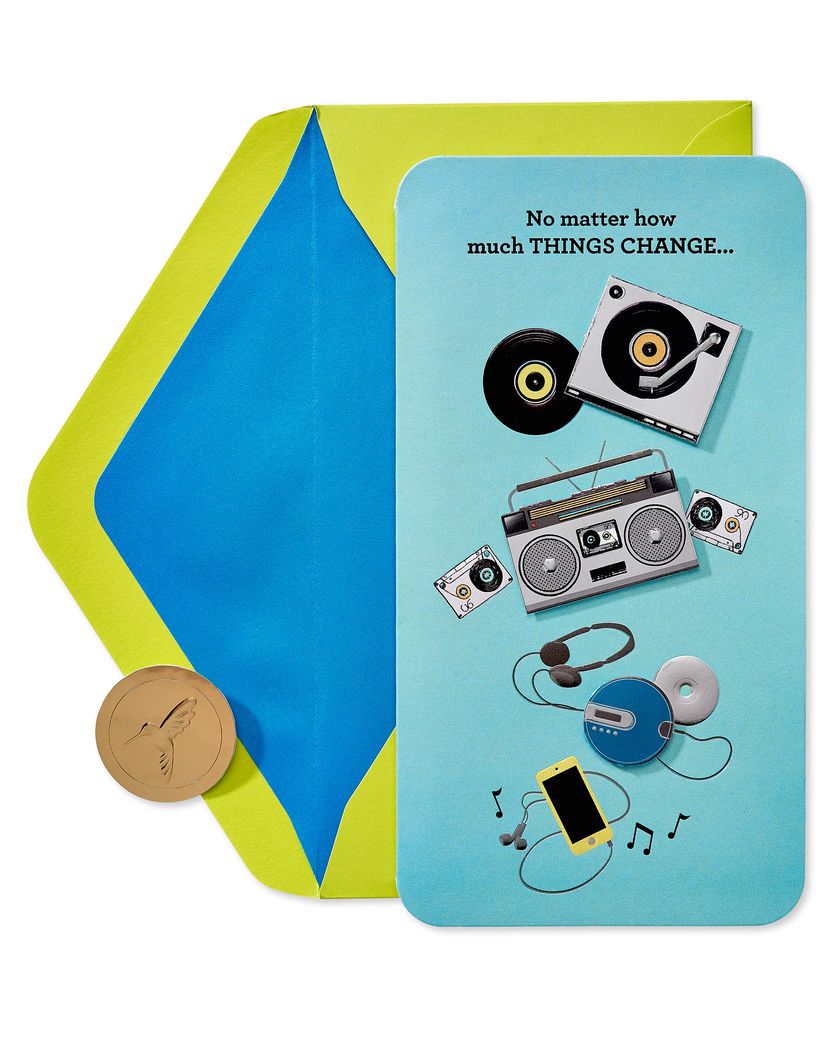 Music Through Time Birthday Greeting Card - Papyrus