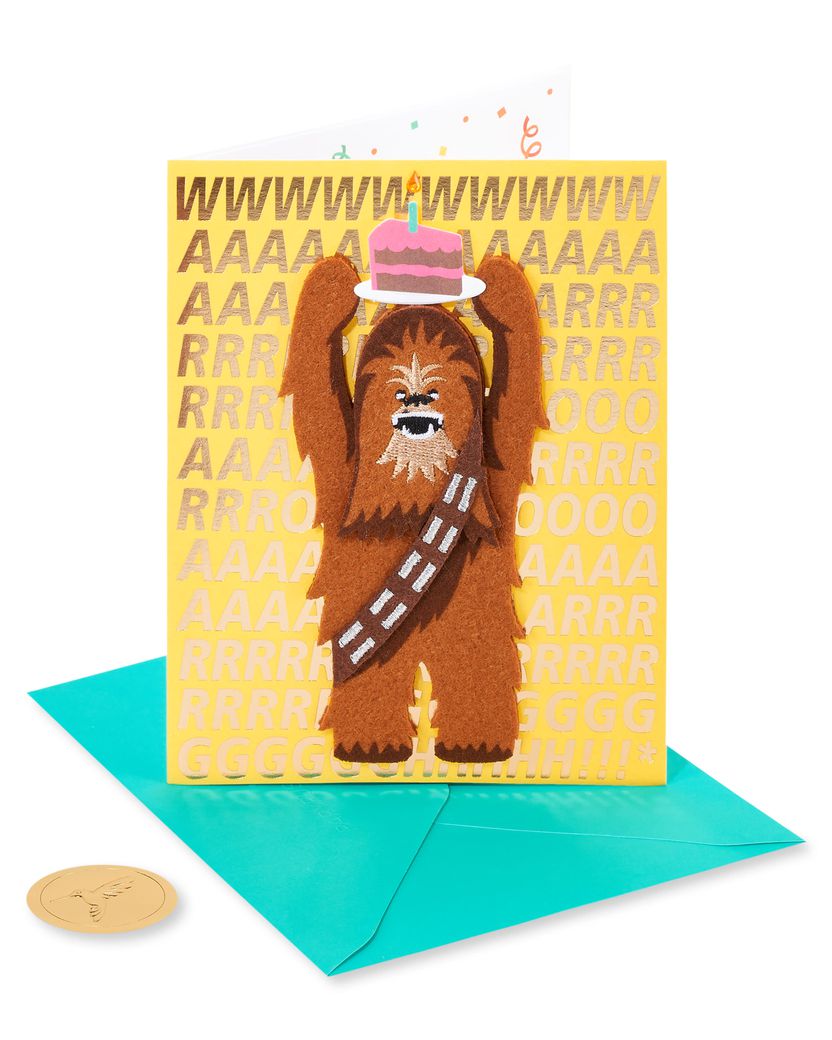 Chewie Birthday Greeting Card - Papyrus