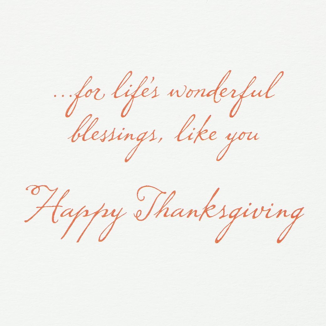 Thankful Thanksgiving Greeting Card - Papyrus
