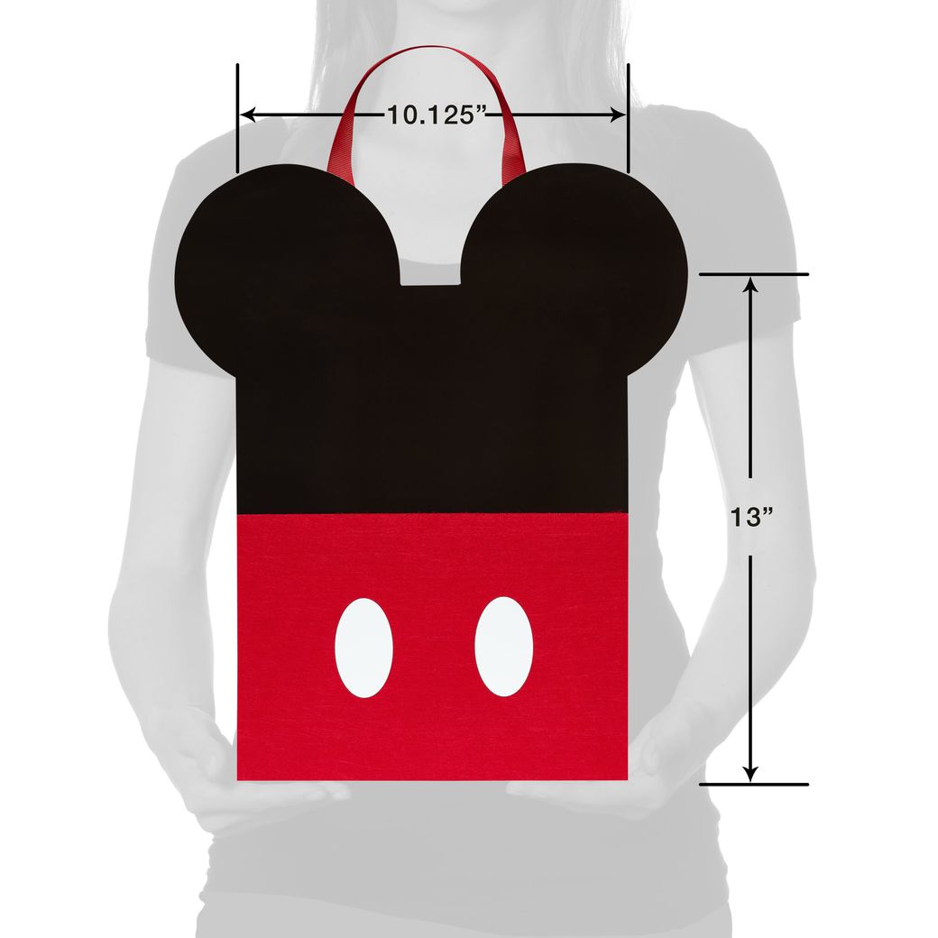 Mickey Mouse Ears 13" Large Disney Gift Bag, 1 Bag - Papyrus